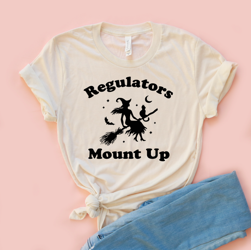 Regulators Mount Up Witch Unisex Jersey Tee – Saturday Morning Pancakes