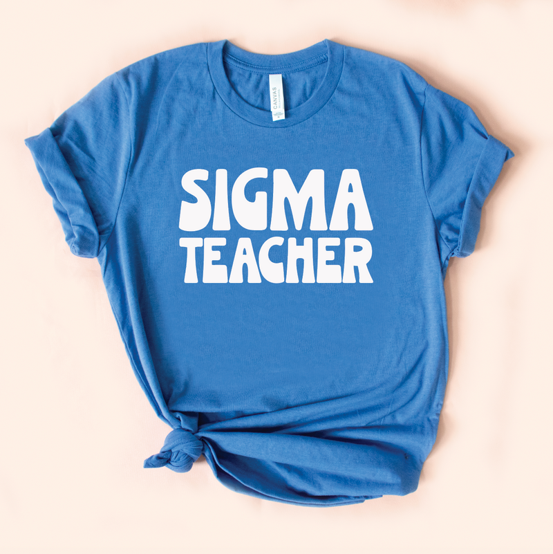 Sigma Teacher Unisex Jersey Tee – Saturday Morning Pancakes